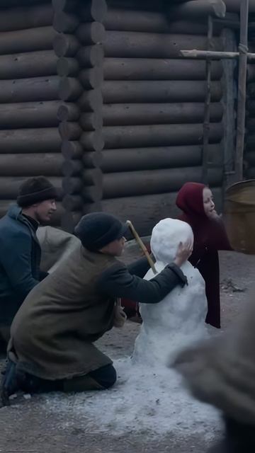 Как праздновали первое Рождество в Петербурге 1703, одна улица, один кадр.