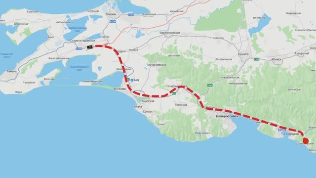 Из Геленджика в Крым за 15 минут. Дорогами России.