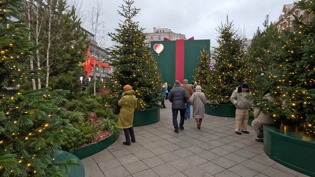 Москва | прогулка по Москве | новый год | Москва 2025 | 莫斯科 | Кузнецкий Мост