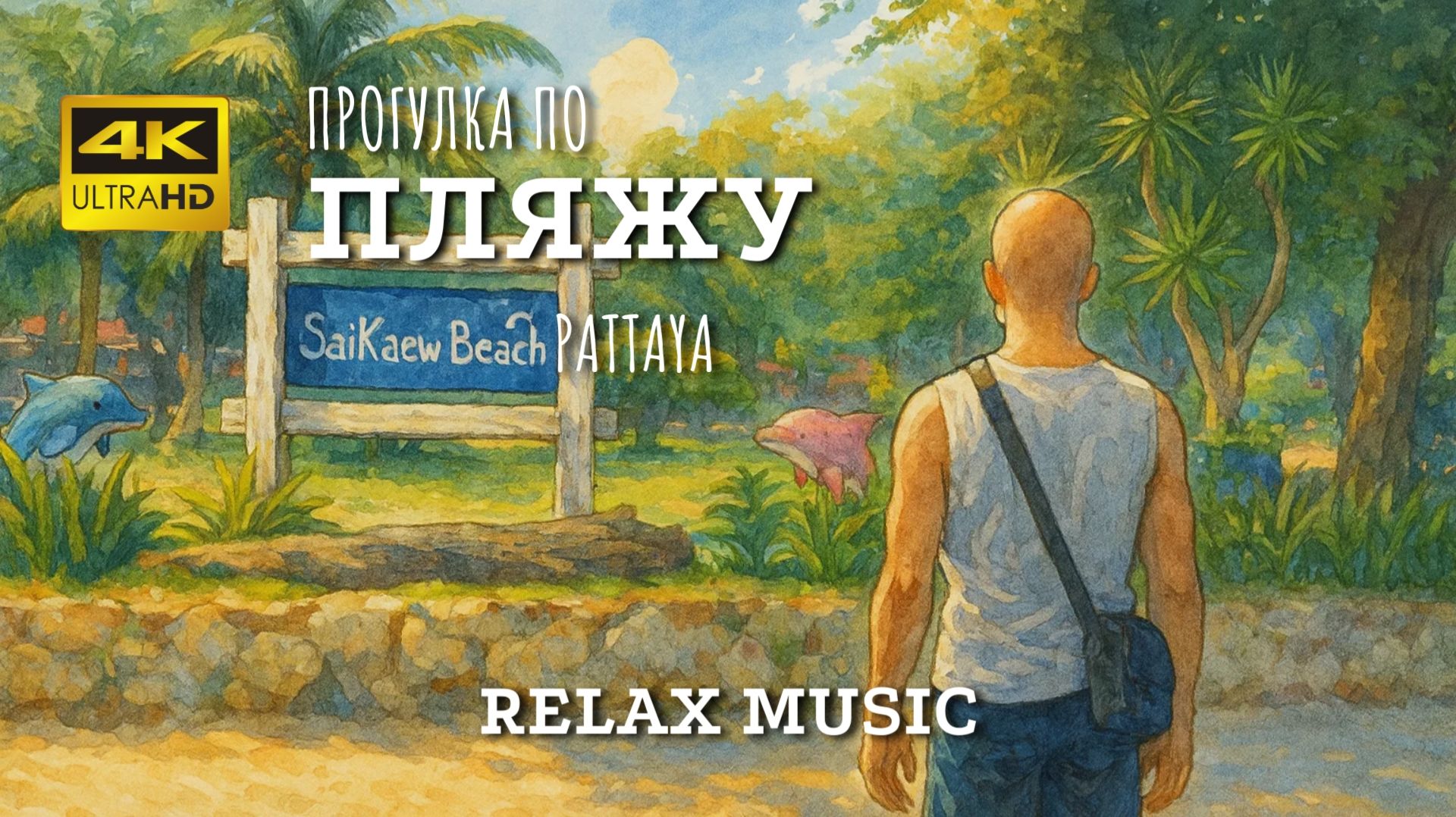 [4K] Военный пляж "Lai Kaew Beach", Паттайя - Ноябрь 2025.