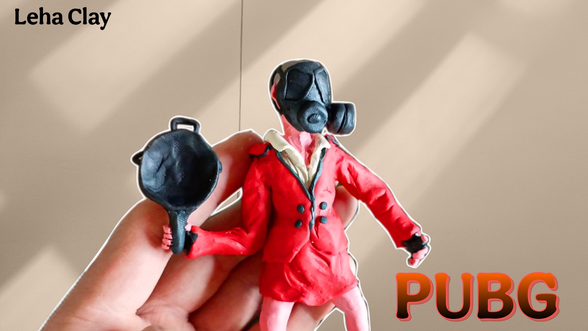 Персонаж из игры PUBG из пластилина / Игрок из игры ПАБГ из пластилина / Лепка PUBG своими руками