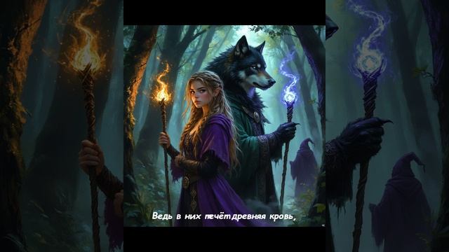 Мрачные сказки - Ведьма и Волк.