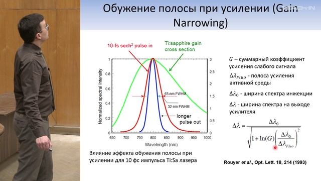 Потёмкин Ф.В. - Введение в современную физику лазеров - 12. Усиление чирпированных импульсов