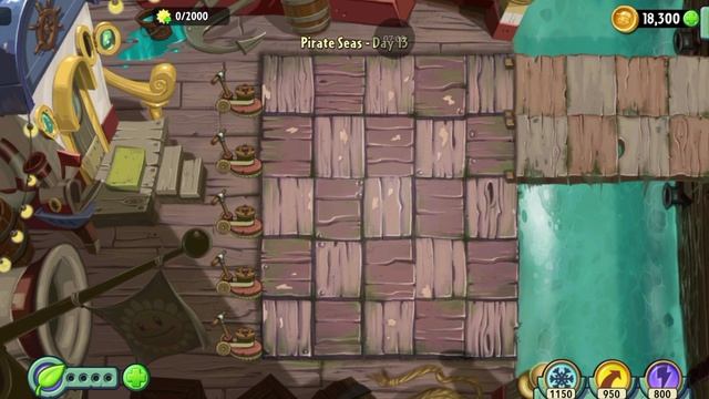 Прохожу Пиратское море уровни 11-15 в PVZ 2