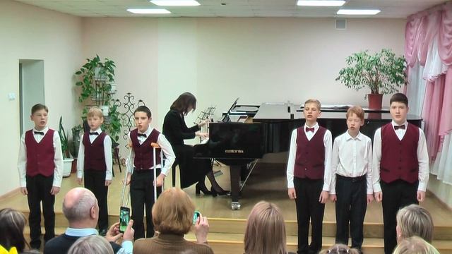 Детский ансамбль «Соколята»: «Там, за рекою». Русский фольклор