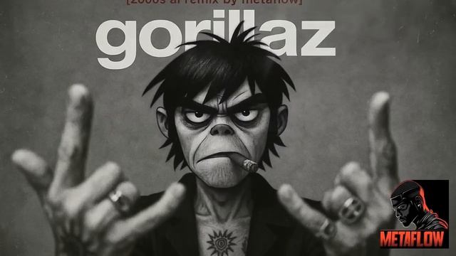 Psycho Cyberpunk 20_77 _ Gorillaz Inspired AI Trip_Hop Remix _2000s electro art album_