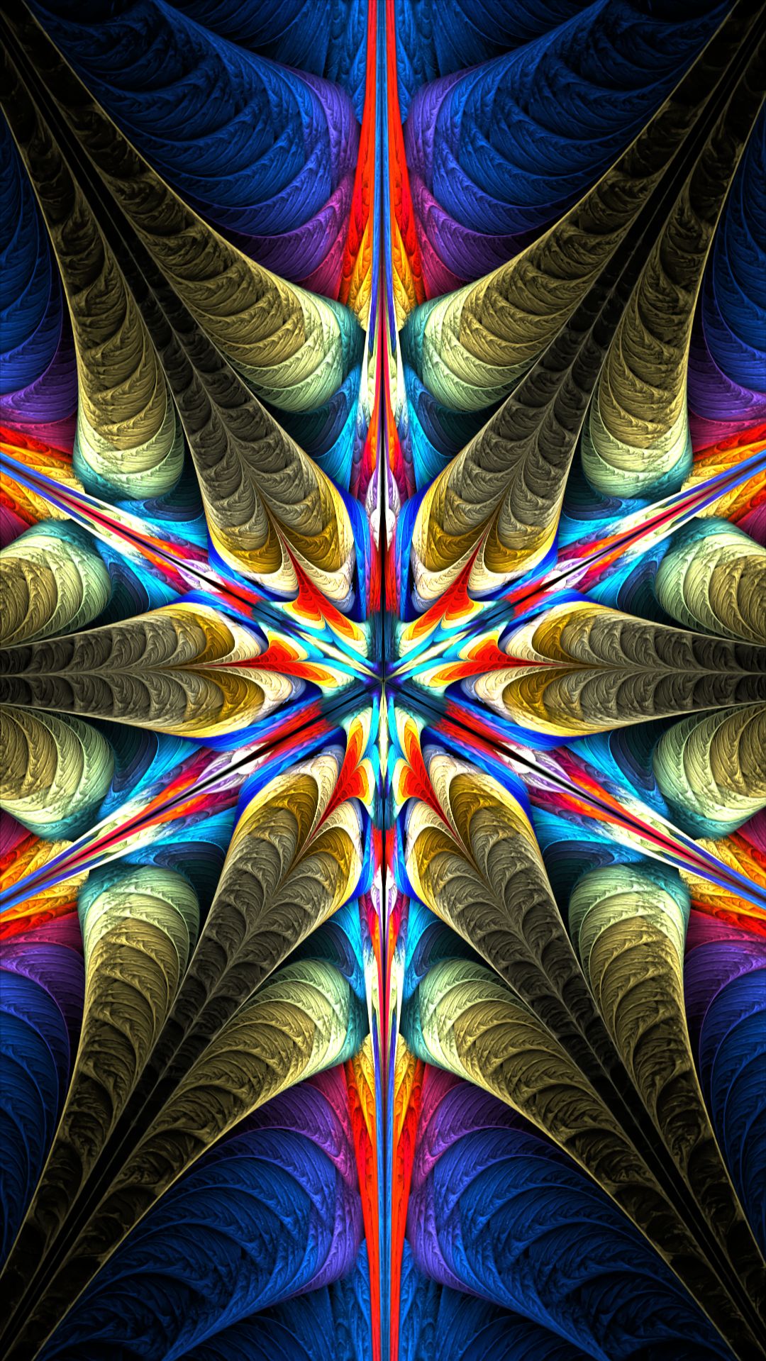 ❄️ Синтез новогодних снежинок. Трансовый набросок 🤹