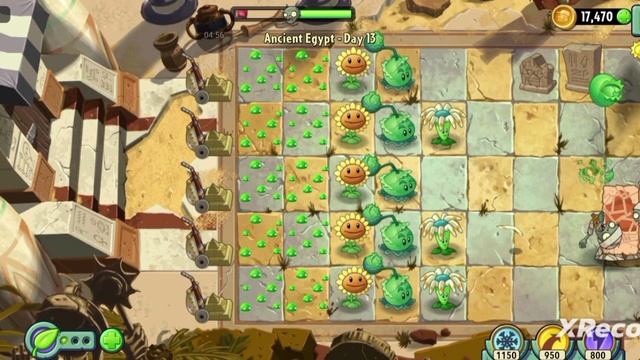 Прохожу Античный Египет уровни 12-14 в PVZ 2