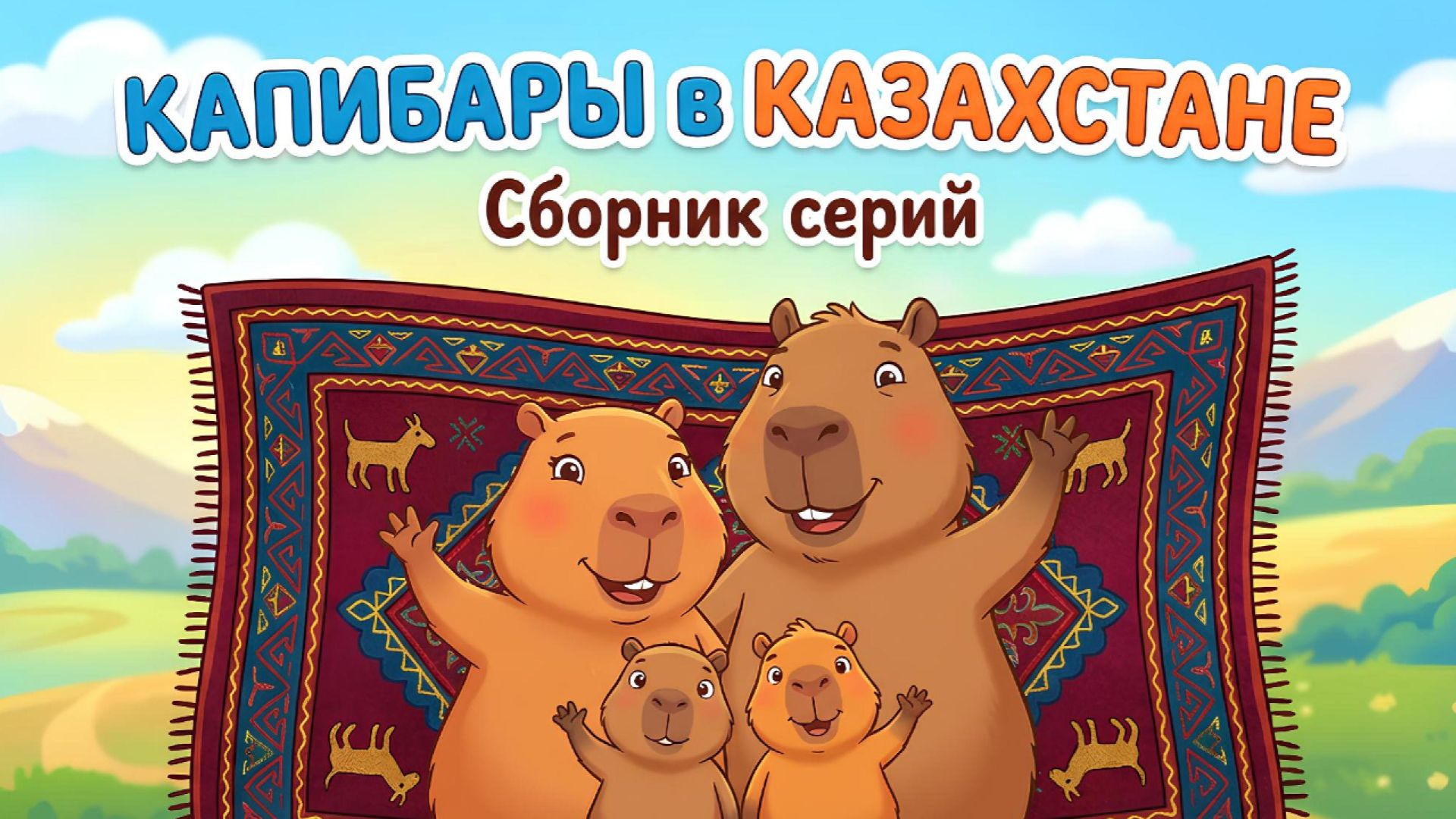 КАПИБАРЫ В КАЗАХСТАНЕ💘 СБОРНИК СЕРИЙ 🐐😁
