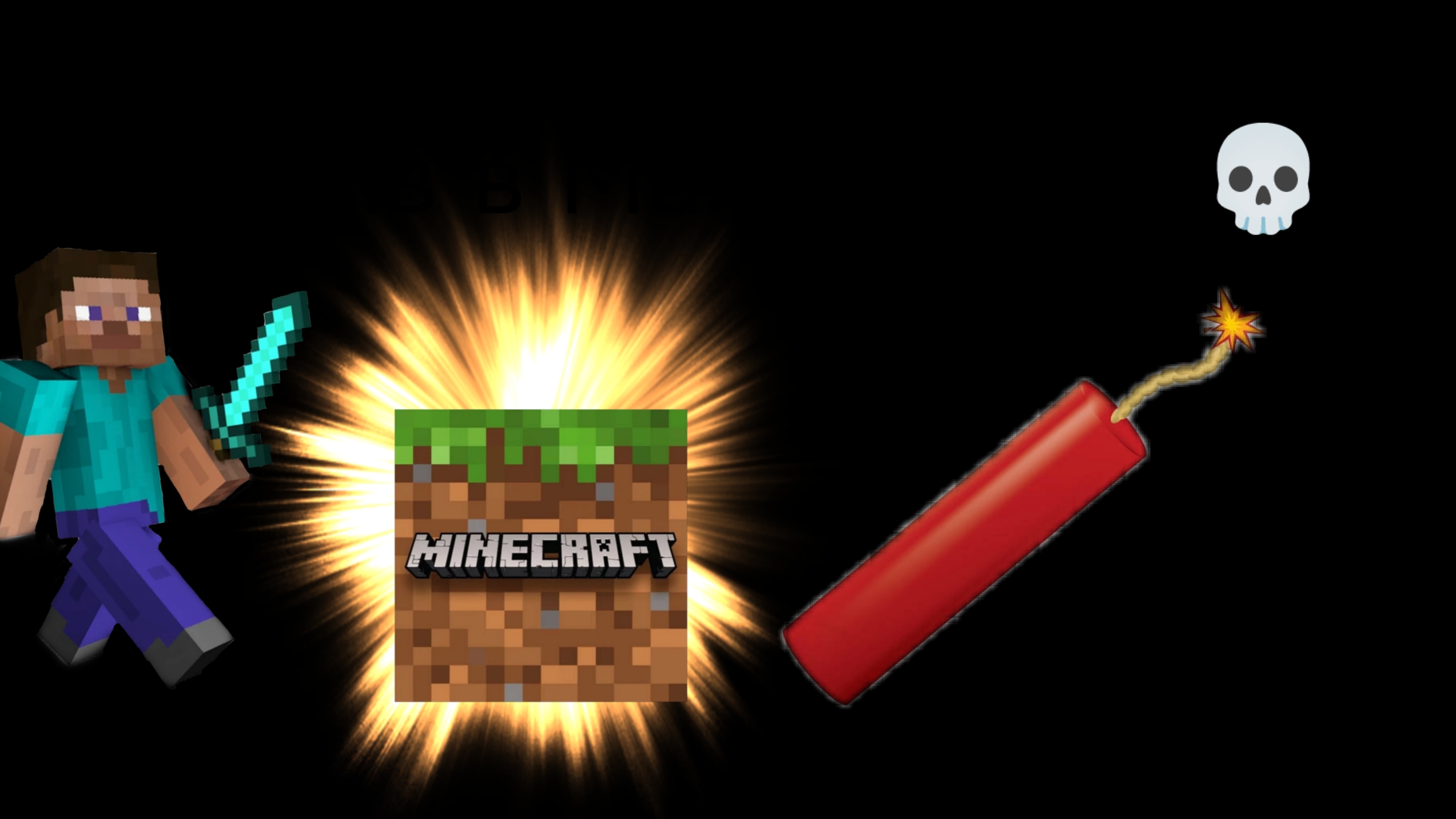 взрыв в Майнкрафте
