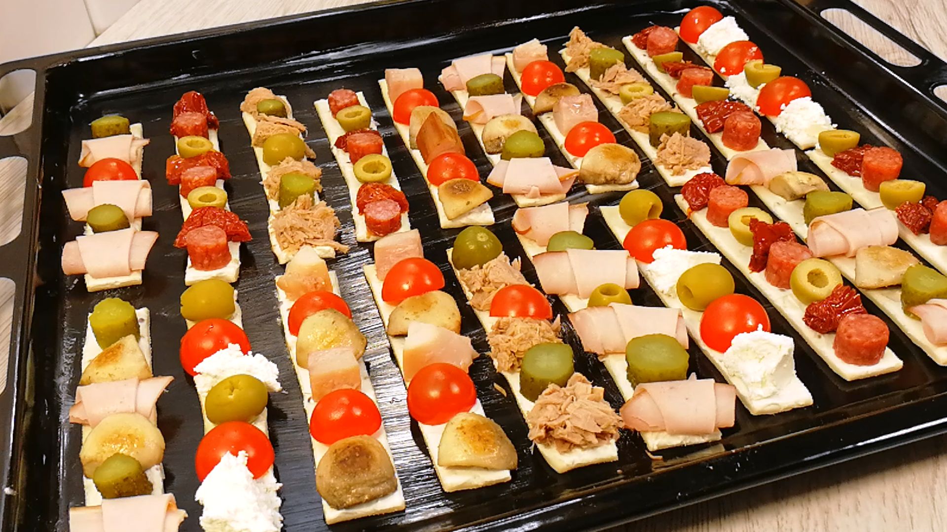 Закусочные Палочки - яркие, красивые, вкусные - всего за 15 минут!