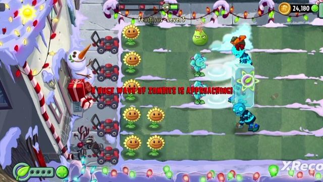Прохожу Новогоднее событие в PVZ 2 2 часть