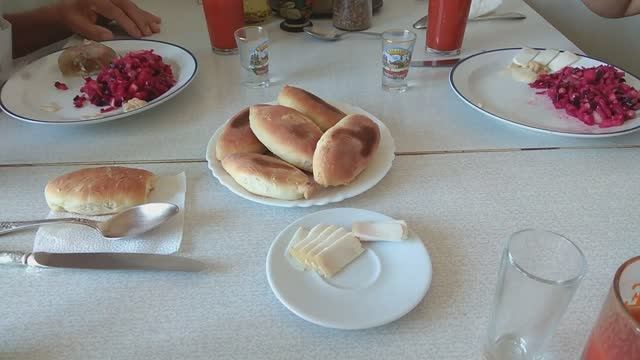 Винегрет из печёных овощей. Мой рецепт.