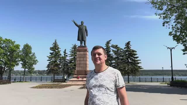 Кинешма центр города рынок набережная Волги Ивановская область 2025