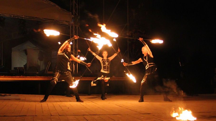 Огненное шоу "Night Flame" на 4 артиста