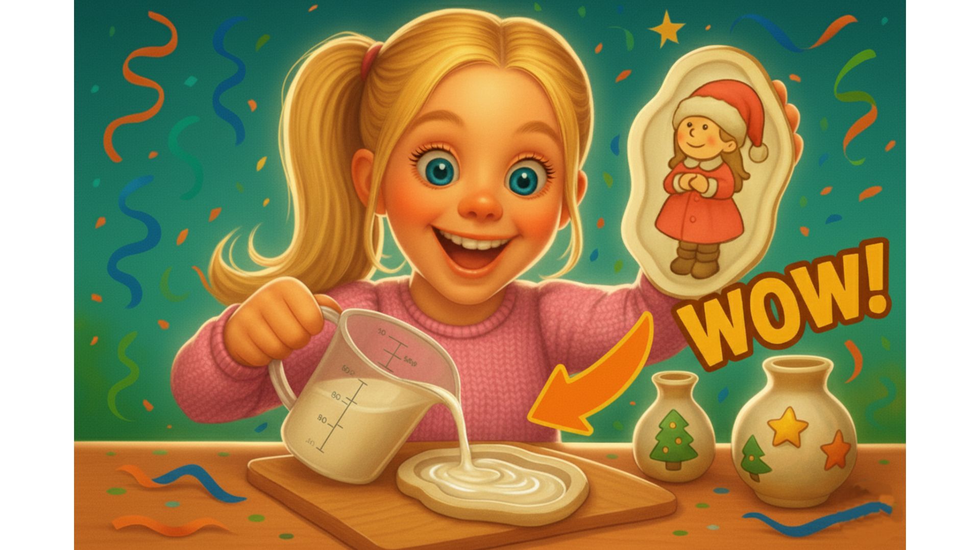 Поделки из гипса с Беатрис! WOW тарелочка и вазочка 🤩