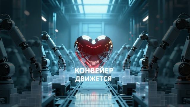 Конвейер движется