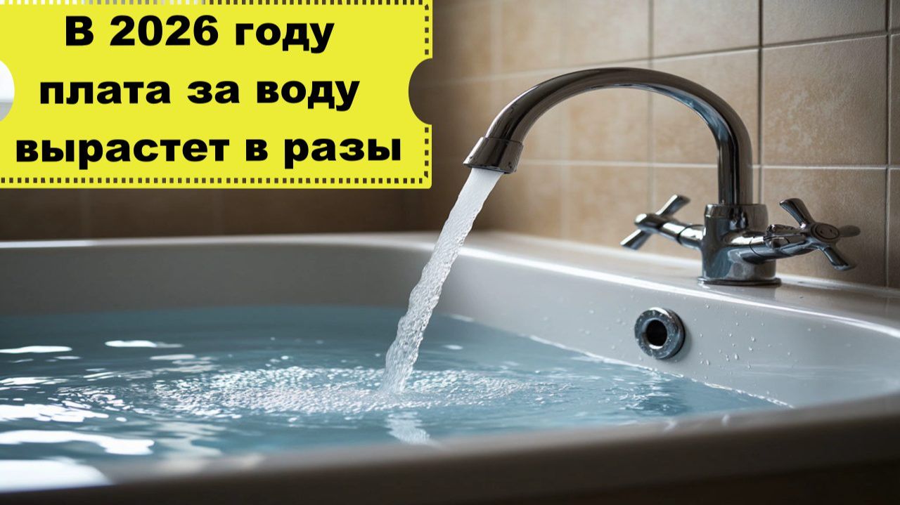 С 2026 года подорожает плата за холодную воду