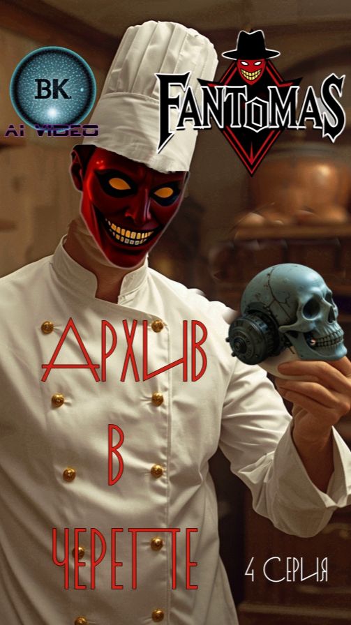 Трейлер.Фантомас 4.Архив в черепе #shorts