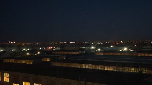 Обзор на ночной Заозёрный