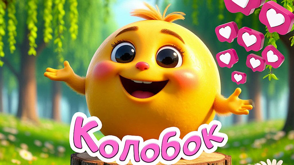 КОЛОБОК 😊- ПЕСЕНКИ И МУЛЬТИКИ ДЕТЯМ - РАЗВИВАЮЩИЕ МУЛЬТИКИ МАЛЫШАМ