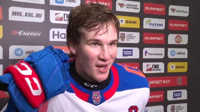 Иван Корнилов капитан молодежной хоккейной команды СКА1946 интервью