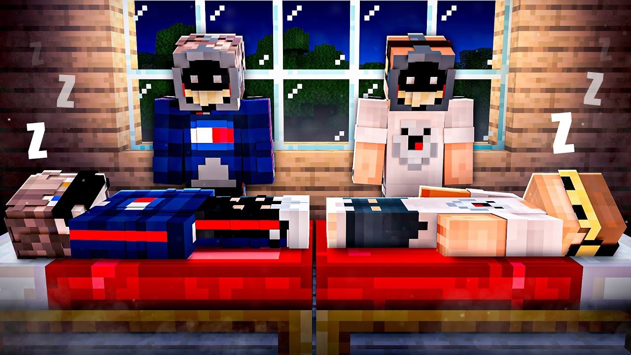 😨Никогда Не СПИ Друг Напротив Друга в Майнкрафт