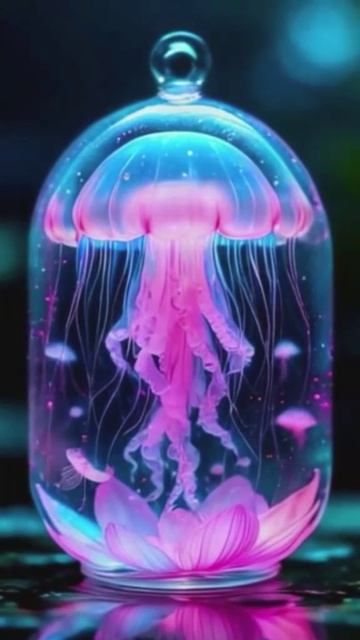 Милая полупрозрачная мини-медуза #shorts