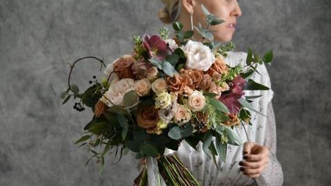 Букет невесты свободной формы в стиле «Бохо»