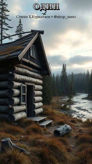 ОДИН #музыка #бардовскаяпесня #тайга #одиночество #мысли