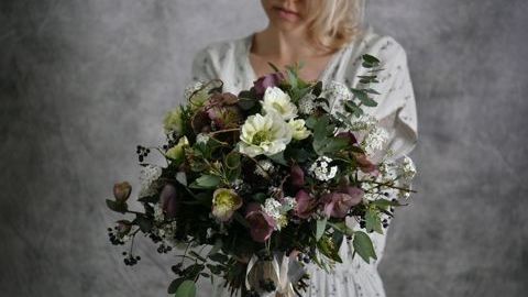 Букет невесты свободной формы