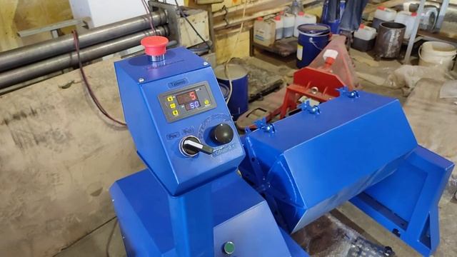 Барабанная галтовка МАГ-47. Тест (кнопка доворота не в ту сторону)