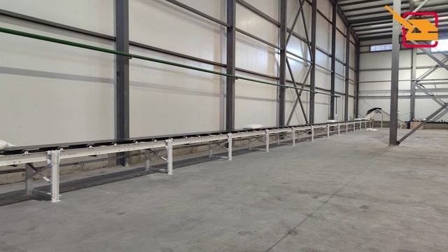 Механизм погрузки мешков в авто. Линия транспортировки