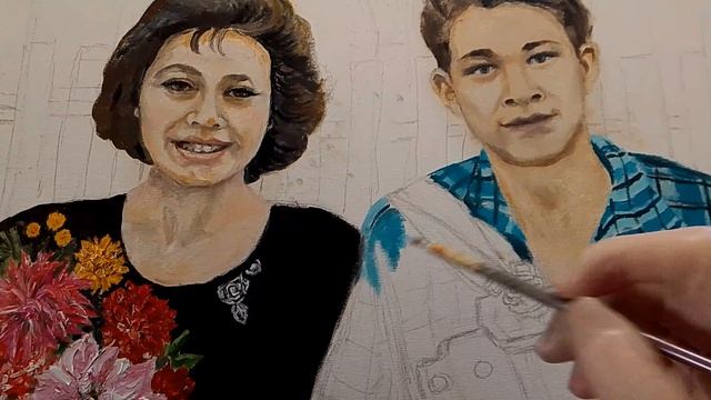 Рисую портрет (продолжение)