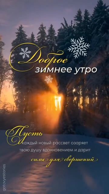 Доброе утро