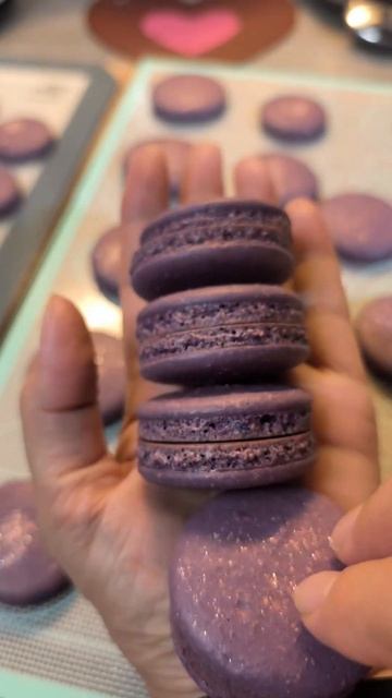 Будут фиалковые Макарон! #провансаллочка_макарон #macarons