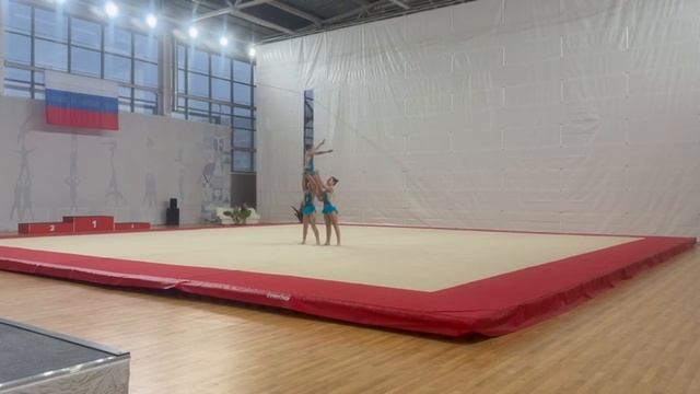 ТР 1 юн. разряд, Перелыгина - Маркина - Родионова , ДЮСШ г. Гвардейск, Комбинированное упражнение