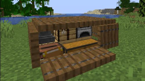 Как построить стартовый дом в майнкрафте.