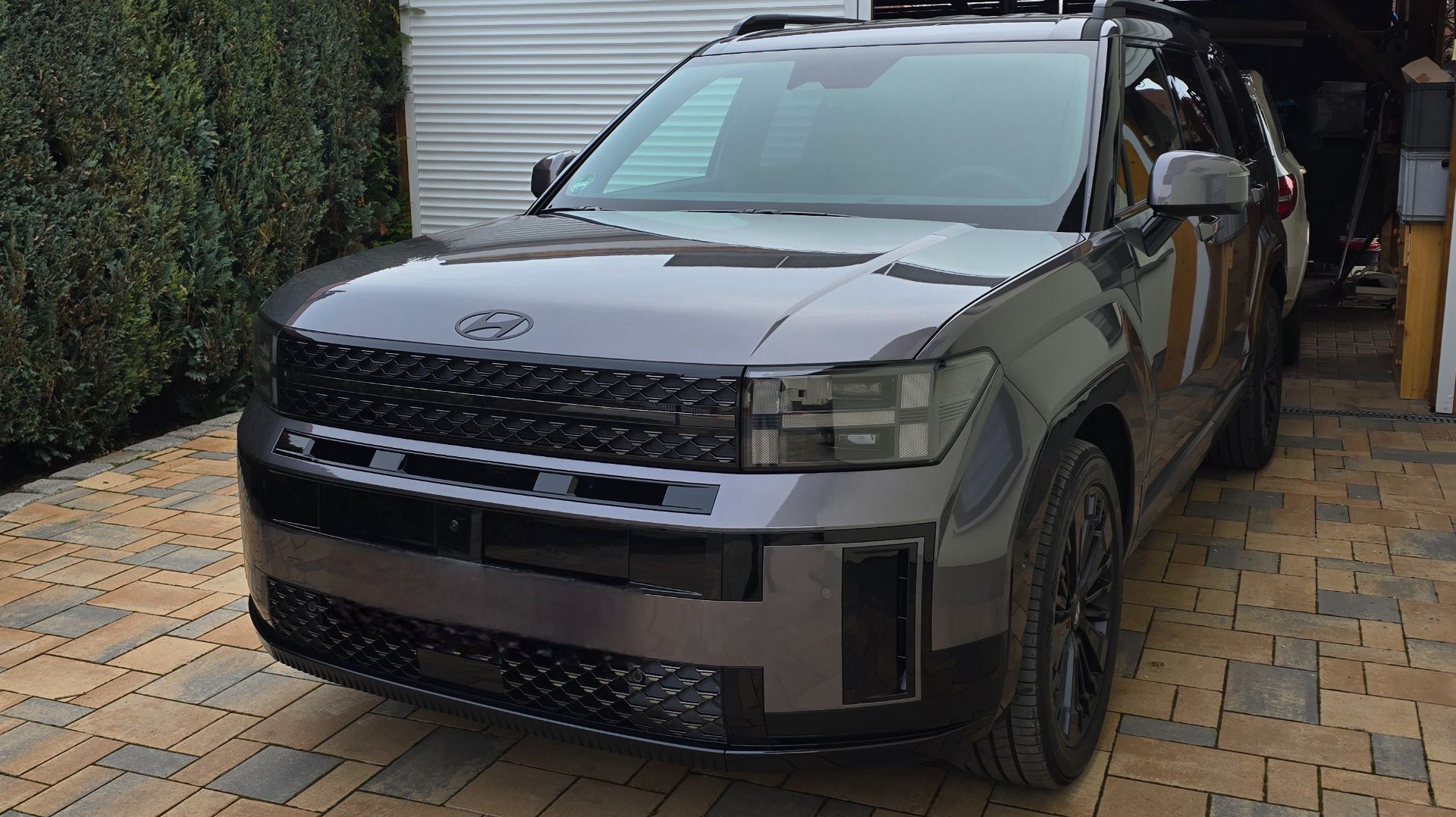 Hyundai Santa Fe MX5 приборная панель, смена стиля приборки