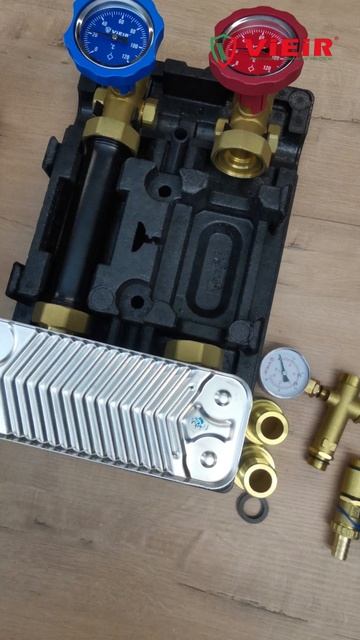 Насосная группа быстрого монтажа с теплообменником