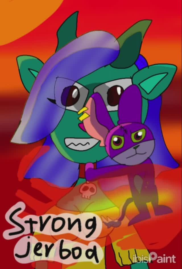 Я рисую сильного тушканчика+музыка