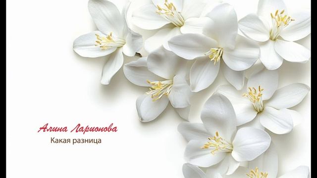 Алина Ларионова - Какая разница (Audio)