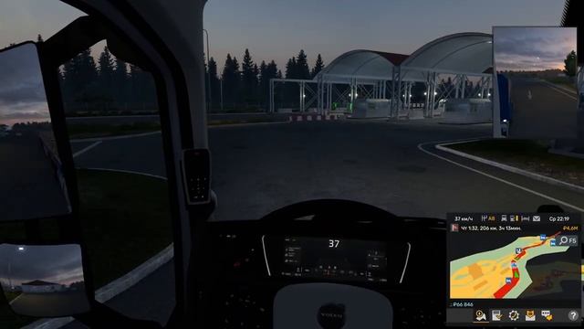 Рейс Псков Рига Еuro Truck Simulator 2 # 11