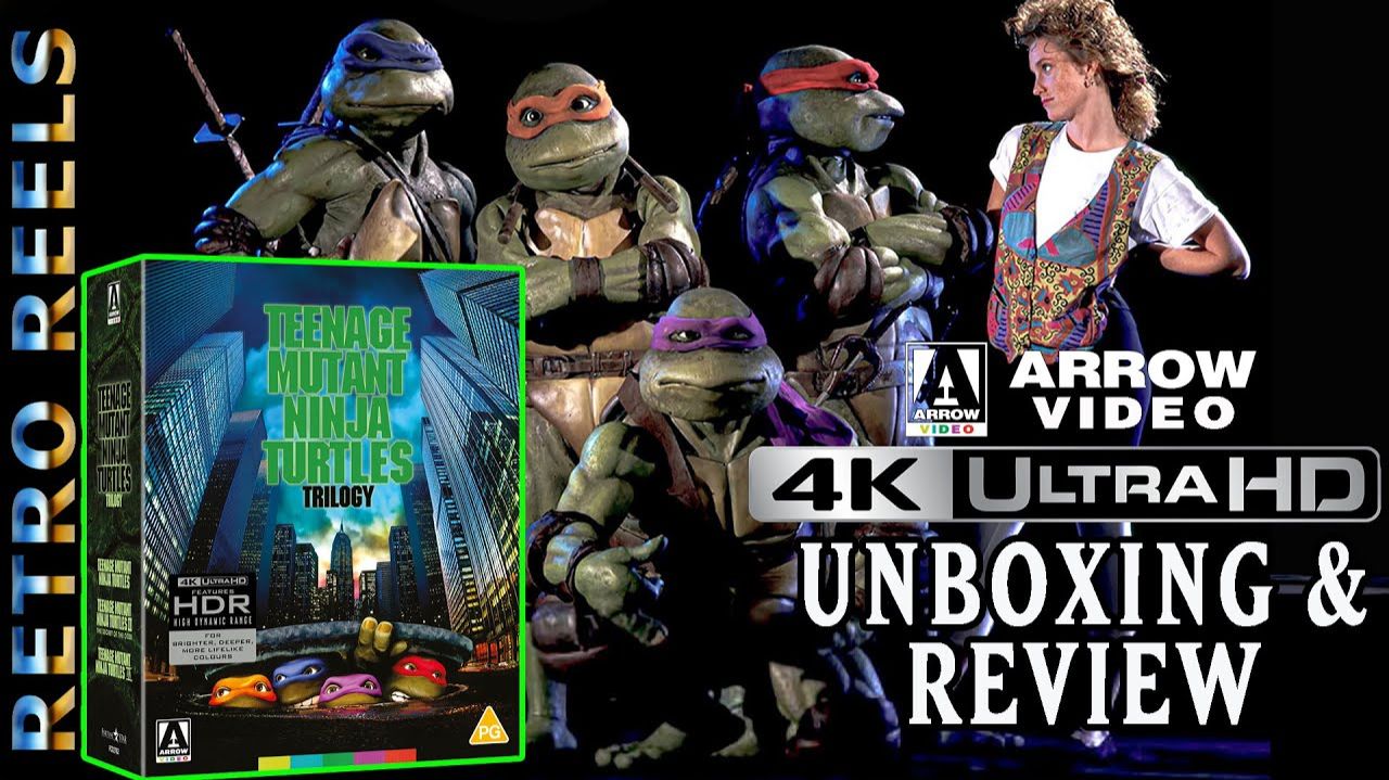 Лучший набор фильмов о трилогии TMNT в формате 4K! Видео Arrow: вынес всех на новый уровень!