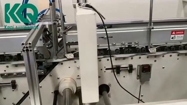 Работа встроенной системы KQ отслеживания штрих-кода на фальцевально-склеивающей линии