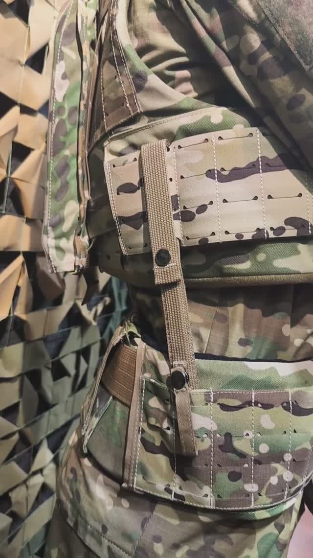 Связка бронежилета и разгрузочного пояса с СТКСС упорами