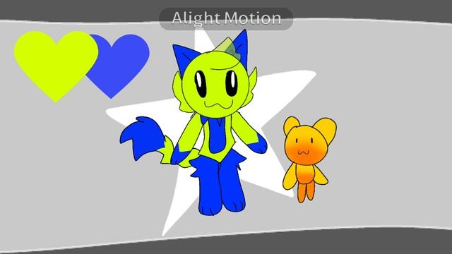 Котти и желейный медведь.Фурри