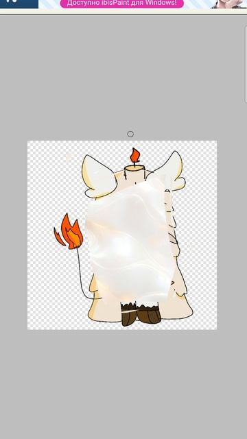 Показываю жемчужную свечу