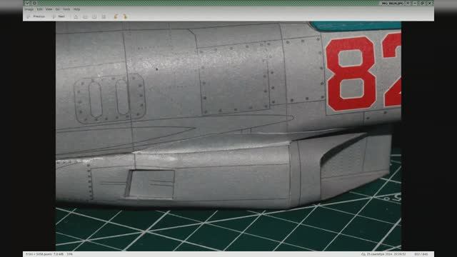 Бумажная модель МиГ Е-8 от Модел-ком. Часть 2-я.