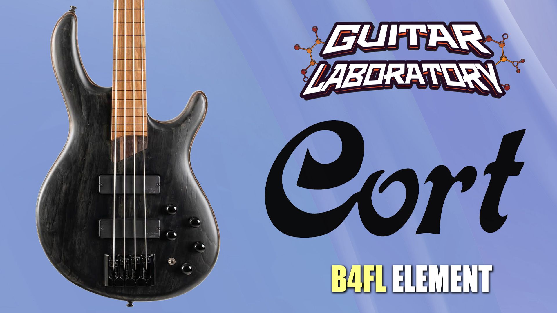 CORT B4FL-Element - безладовая бас-гитара